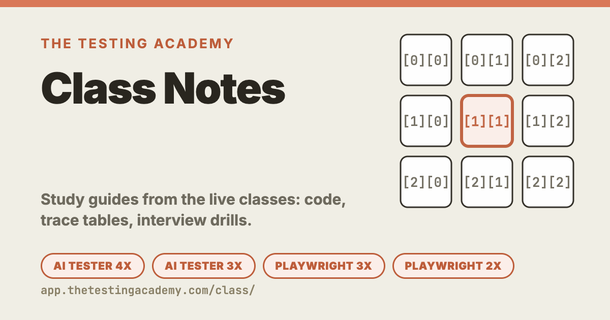 Advanced Playwright Framework Setup | The Testing Academy